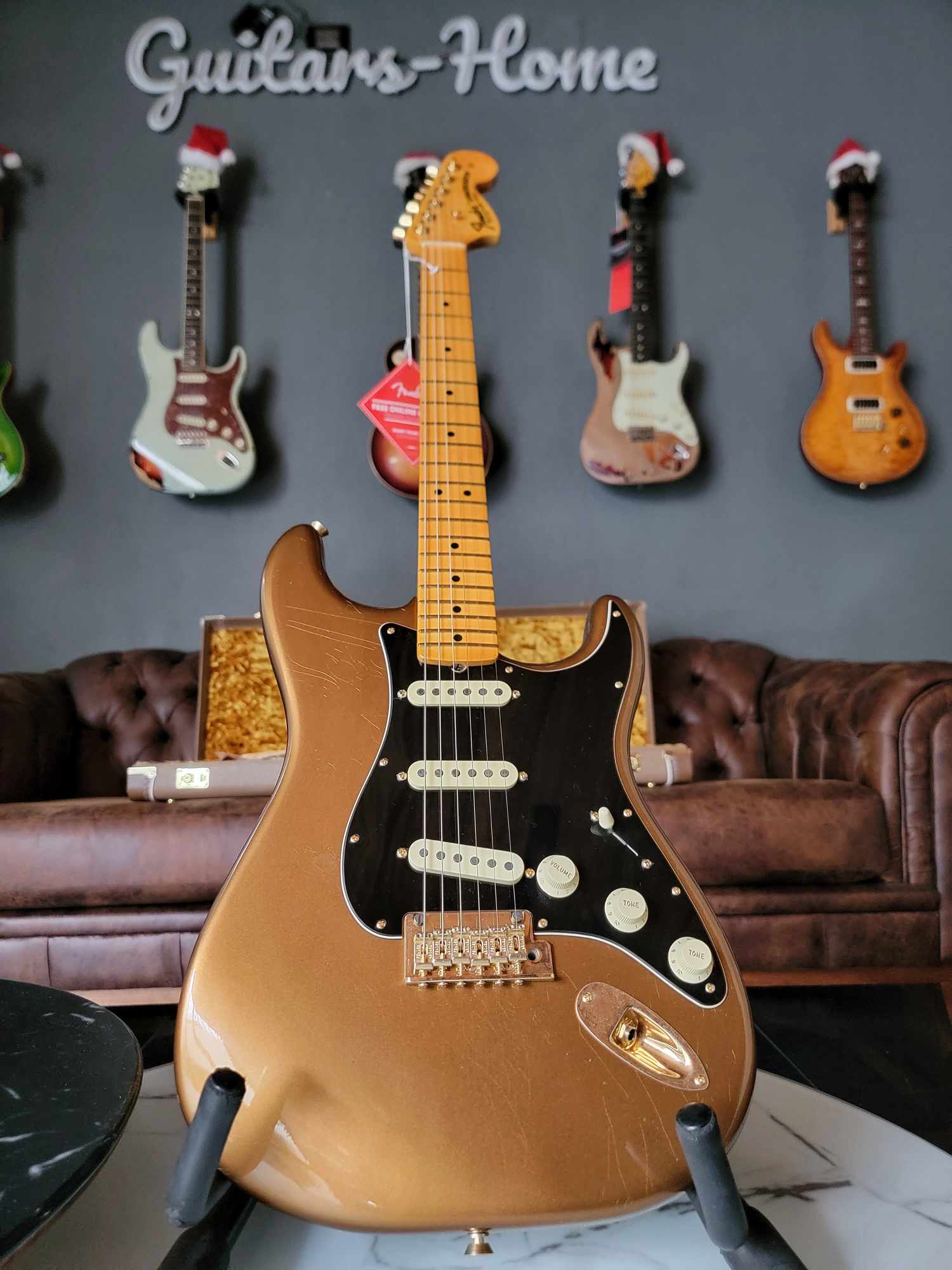 Fender Stratocaster Bruno Mars Signature 2023 - Mars Mocha - Guitars Home